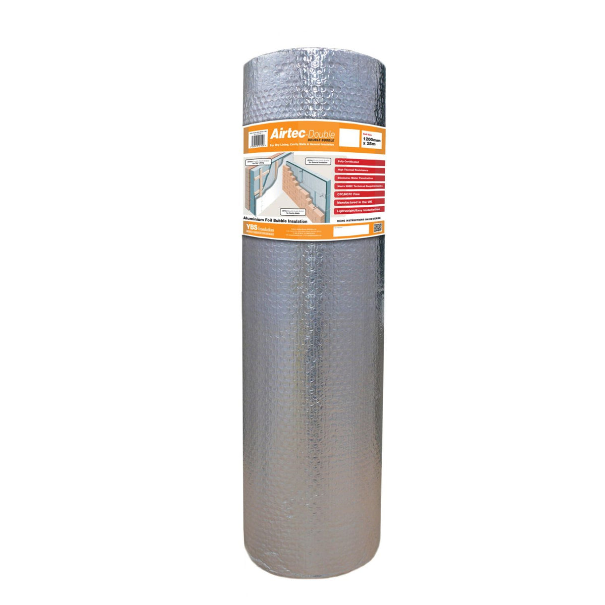 Airtec Foil Insulation Double Bubble | Double Reflective Insulation ...